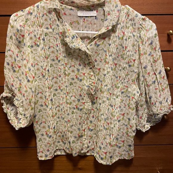 Doen | Tops | Doen Silk Blouse | Poshmark